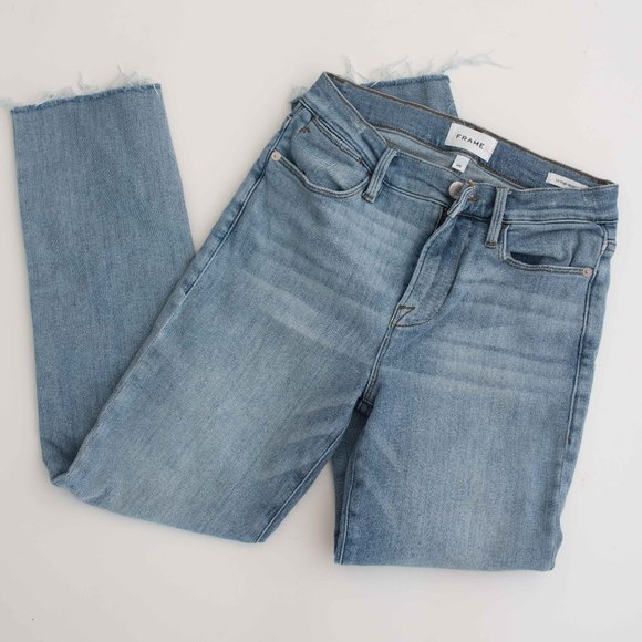 Frame Denim | Jeans | Frame Jeans Size 26 Raw Hem | Poshmark